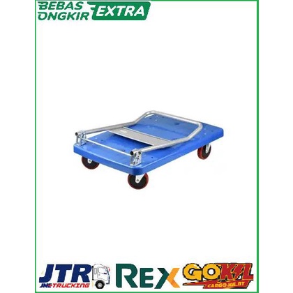 Jual Krisbow Troli Barang Roda Polyurethane 300 Kg - Biru | Shopee ...