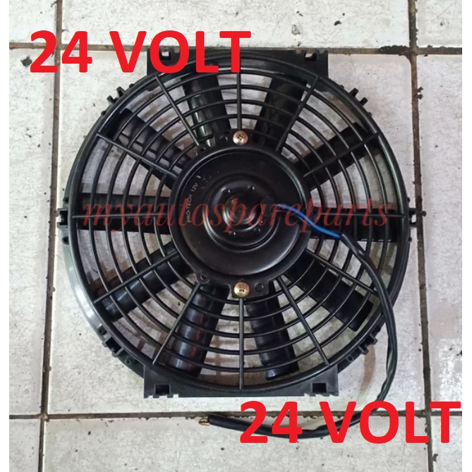 Jual 24 VOLT Extra Fan AC Mobil Universal 10 inci 24 VOLT extrafan ...