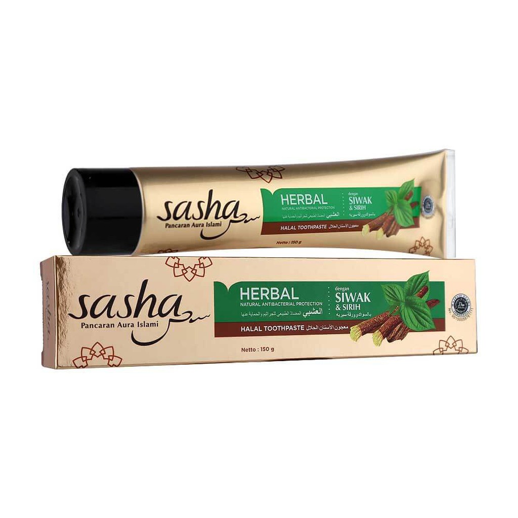 Jual TOOTHPASTE | SASHA TOOTHPASTE HERBAL SIWAK 150G ALL VARIANT ...