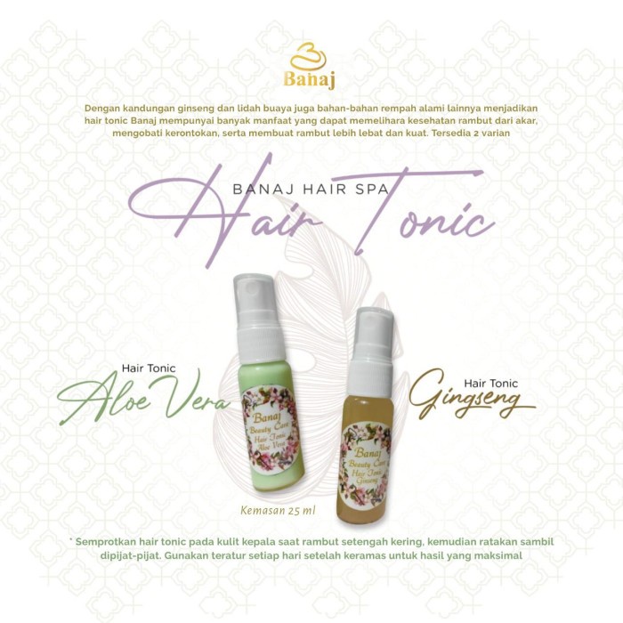 Jual Produk Unggulan Hair Tonic Banaj Bagus | Shopee Indonesia