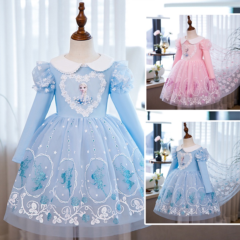 Jual Gadis -gadis Beku Putri Breathing Gaun Anak Kids Pesta Gaun Formal ...