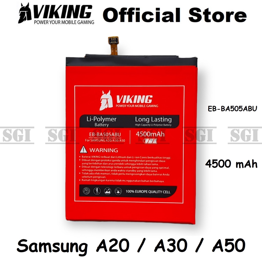 Jual Baterai VIKING Double Power Original Samsung Galaxy A20 A205 A30 A305 A50 A505 A30S A50S EB ...