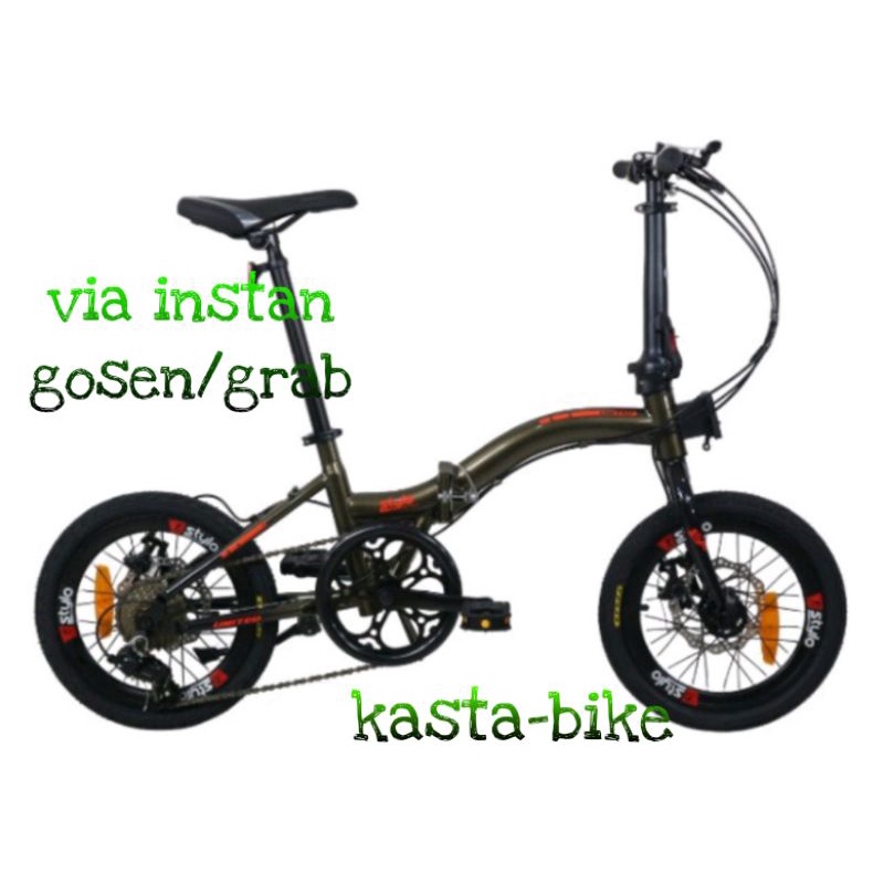 Jual Sepeda Lipat United Stylo Sport 16inch | Shopee Indonesia