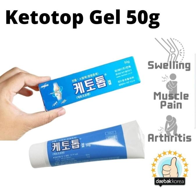 Jual Ready Ketotop Gel Obat Nyeri Korea 50g | Shopee Indonesia