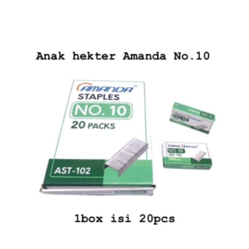 Jual Anak Hekter Isi Stapler Amanda HD10 | Shopee Indonesia