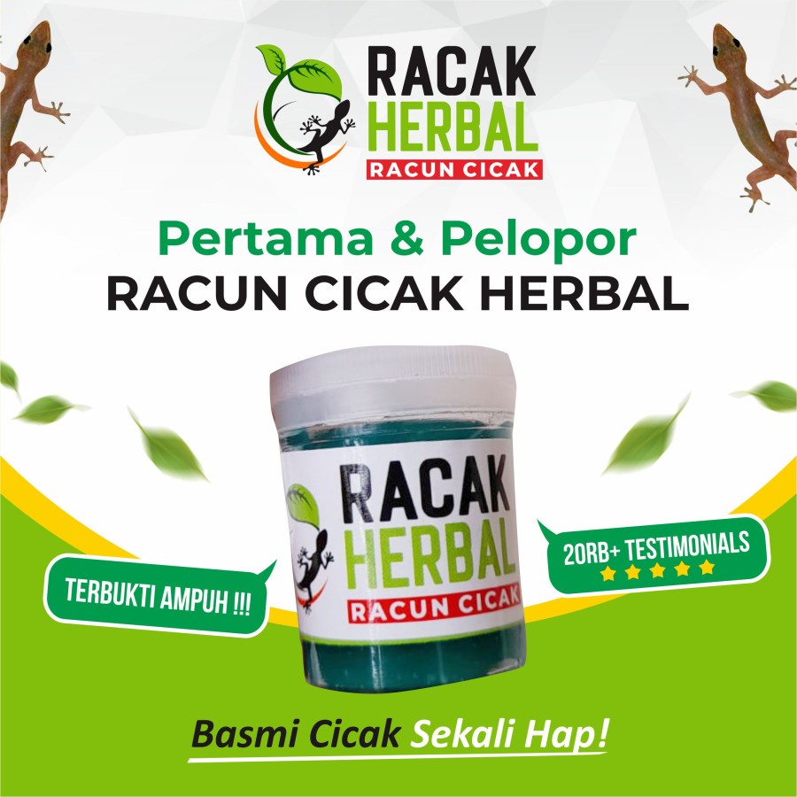 Jual RACUN CICAK RACAK HERBAL Original Paling Ampuh Membunuh Basmi ...