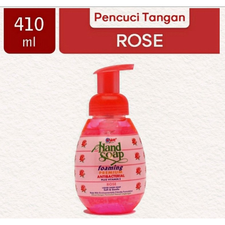 Jual Yuri Hand Soap Foaming Rose Sabun Cuci Tangan 410ml 410 ml | Shopee Indonesia