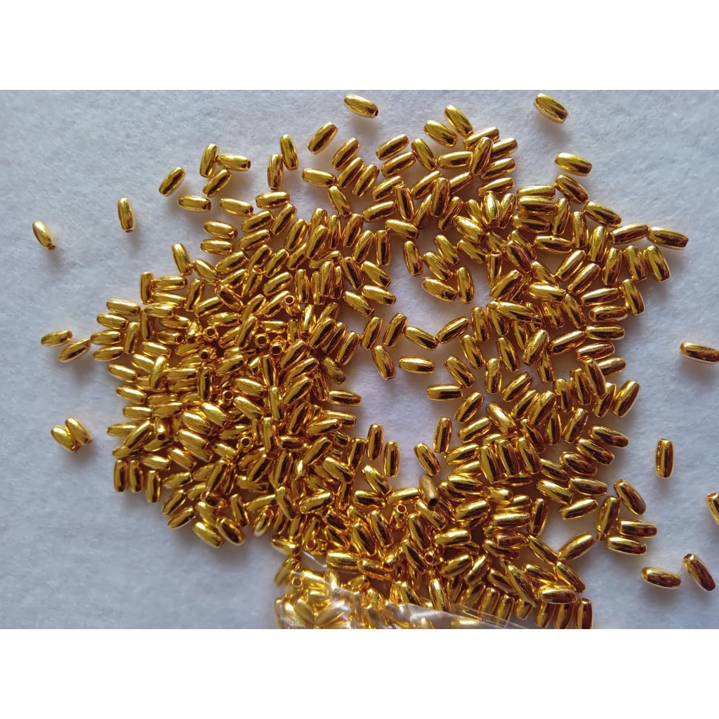 Jual Mote lada/padi (PREMIUM) manik/mutiara pembatas spacer,mutiara ...