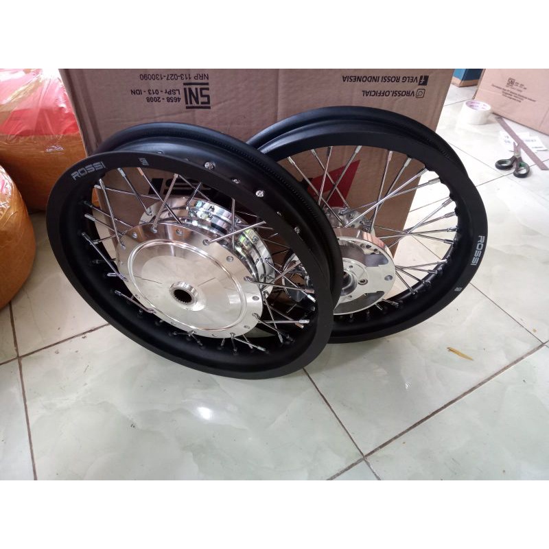 Jual velg jari jari Mio, Fino dan x ride tapak lebar 250/215x14 | Shopee Indonesia