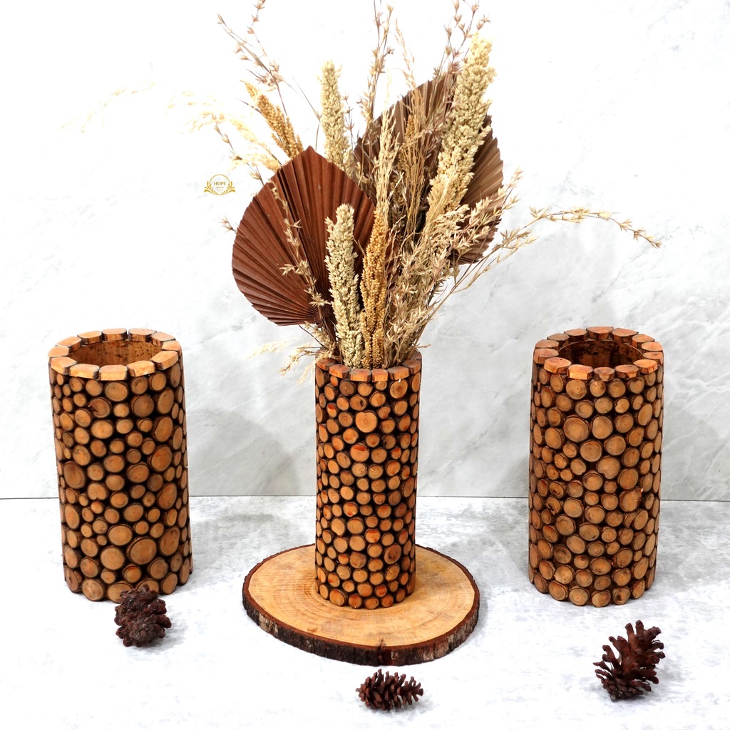 Jual Vas Bunga Bambu Dekorasi Estetik | Shopee Indonesia