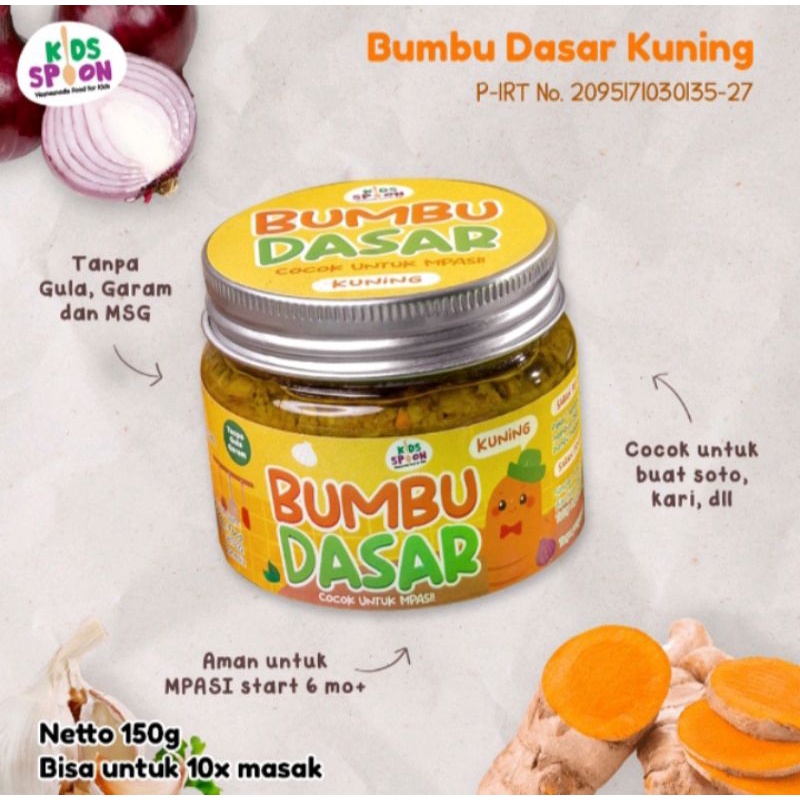 Jual BUMBU DASAR KUNING KIDS SPOON | Shopee Indonesia