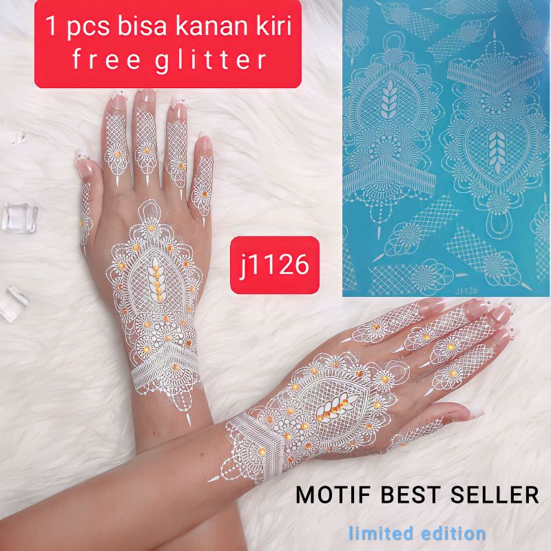 Jual HENNA INSTAN TATO /HENNA WEDDING / henna tempel / hena instan 1 ...