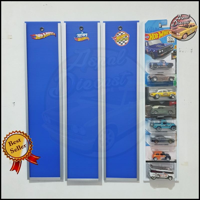 Jual RAK DISPLAY GANTUNG HOT WHEELS REGULAR 50 CM ( BIRU, COKELAT ...