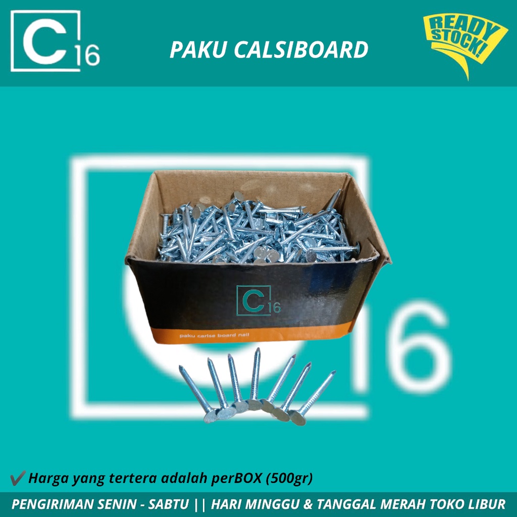 Jual Paku Kalsiboard Kalsi Board Calciboard Calci Board Ukuran 1 Inch ...