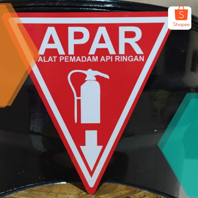 Jual Promo Sign Rambu APAR 20x20cm. Plat acrylic. Rambu Alat Pemadam ...