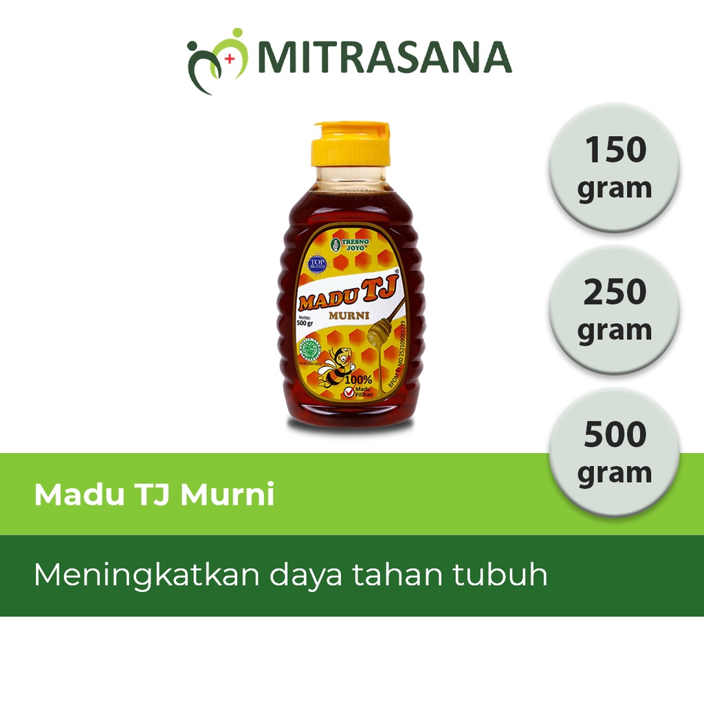 Jual Madu TJ Murni - 150 Gr - 250 Gr - 500 Gr - Membantu Menjaga ...