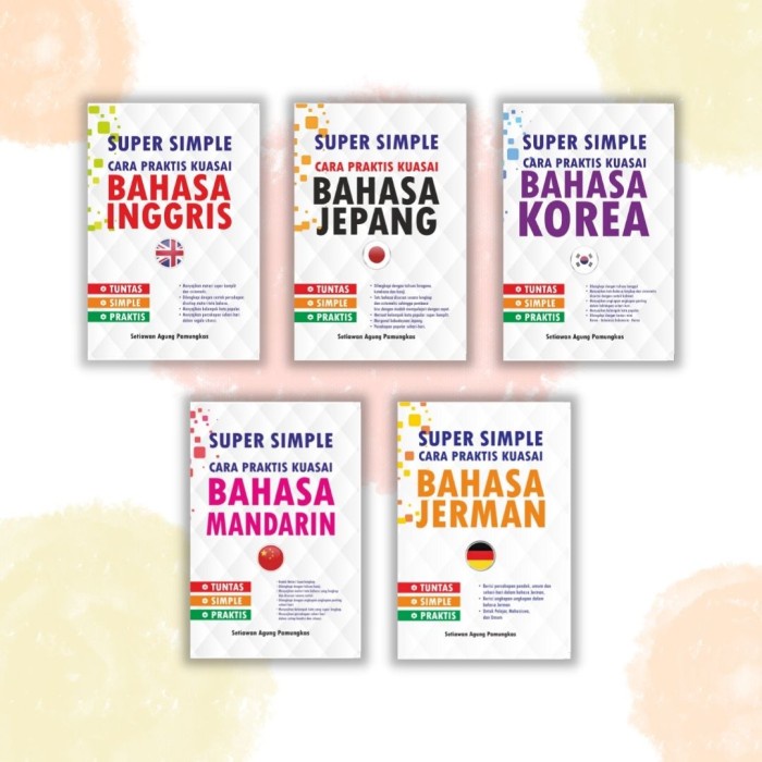 Jual Pendidikan Buku Super Simple Kuasai Bahasa (Inggris/Korea/Jepang/Mandarin/Jerman) | Shopee ...