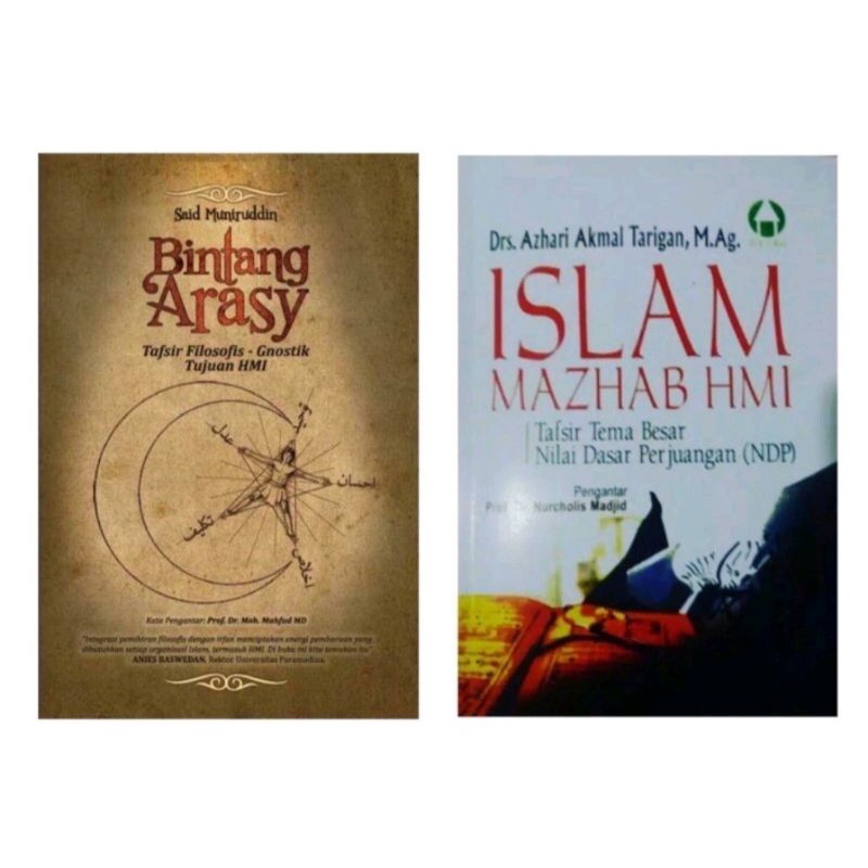 Jual paket 2 buku BINTANG ARASY & ISLAM MAZHAB HMI - seri buku HMI ...