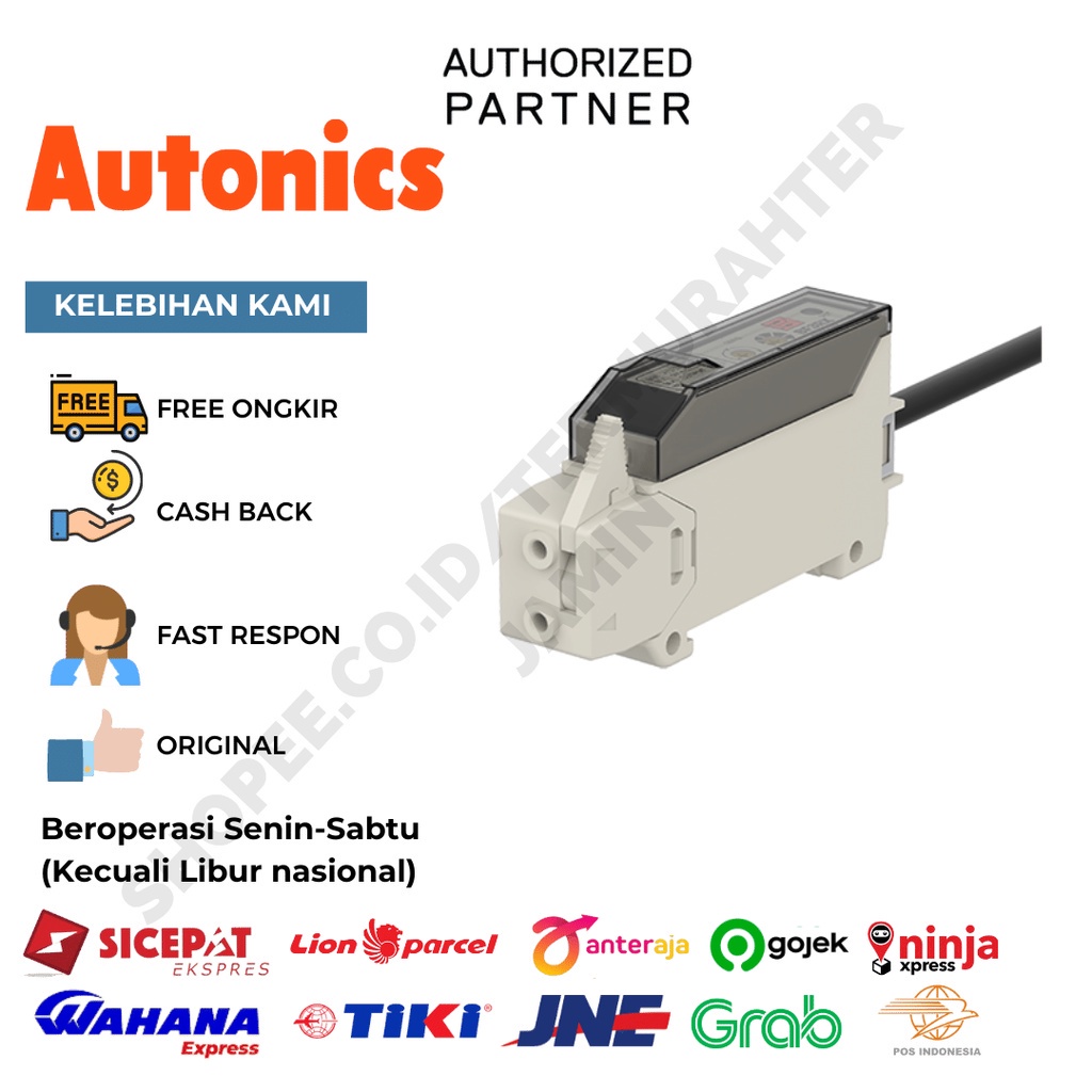 Jual Autonics Fiber Optic Sensor BF3RX - 12-24VDC | Shopee Indonesia