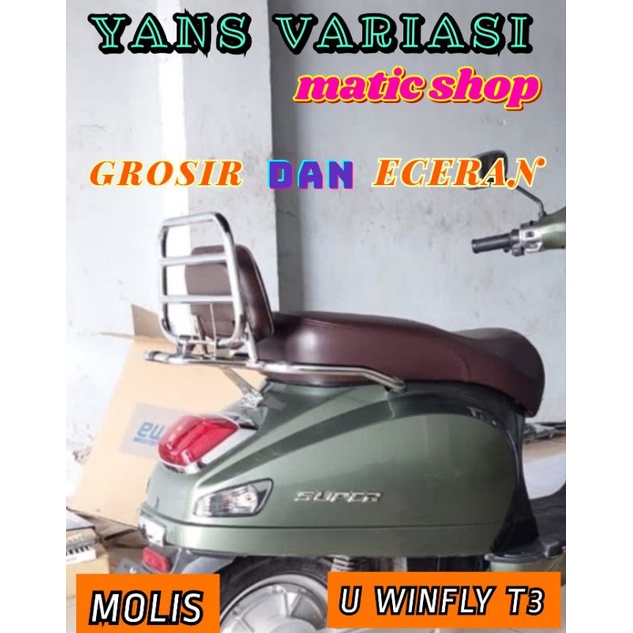 Jual Aksesoris Molis/Aksesoris Motor Listrik/Back Rack Motor Listrik ...