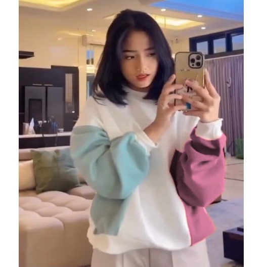 Jual CREWNECK FUJI SWEATER OVERSIZE WANITA - SWEATSHIRT SWEATER ...