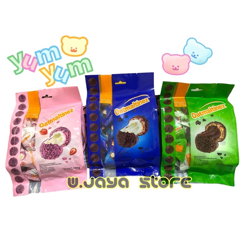 Jual TYL Oatmaltinez Biscuit Ball Chocolate Crumbs With Cream 180g ...