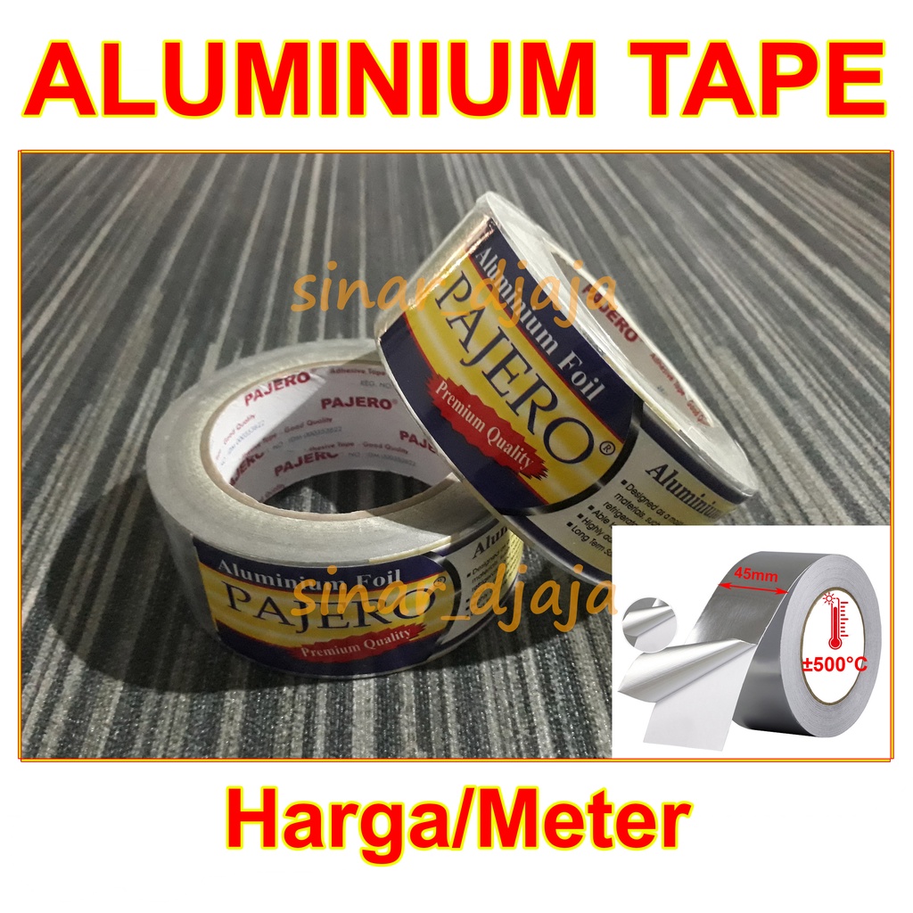 Jual Aluminium Tape 500°C PAJERO Premium Quality | Shopee Indonesia
