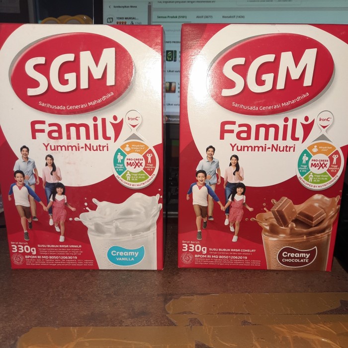 Jual SGM Family Creamy Cokelat Vanila 330gr | Shopee Indonesia