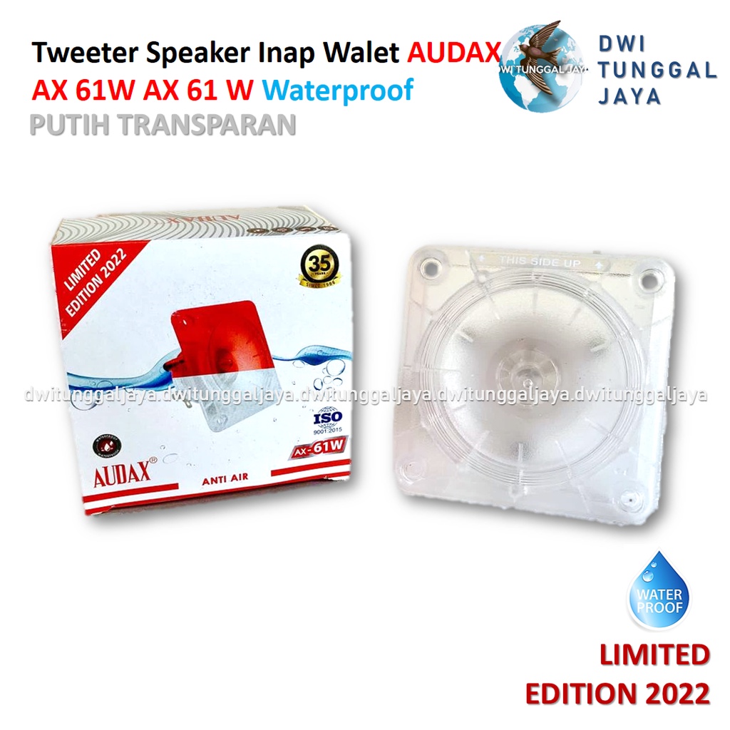 Jual Tweeter Twitter Speaker Spiker Walet AUDAX AX 61 W AX 61W Putih ...