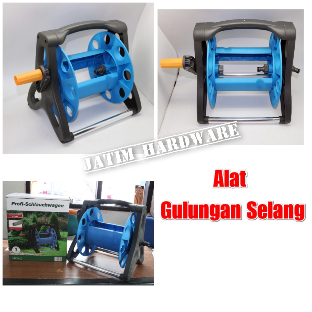 Jual Alat Penggulung Selang Air Taman Portable Garden Hose Reel/alat ...