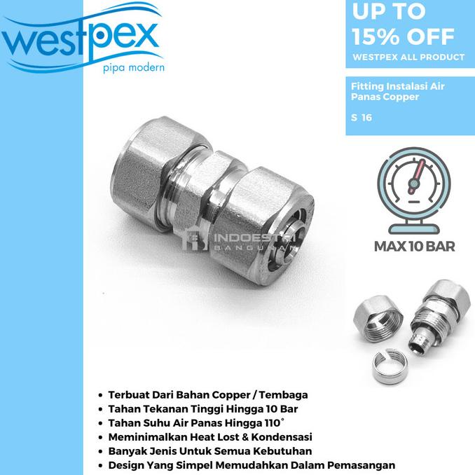 Jual ;&&&&] Socket Westpex S 16 (Sock 1/2 Inch) (Fitting Pipa Pex) | Shopee Indonesia
