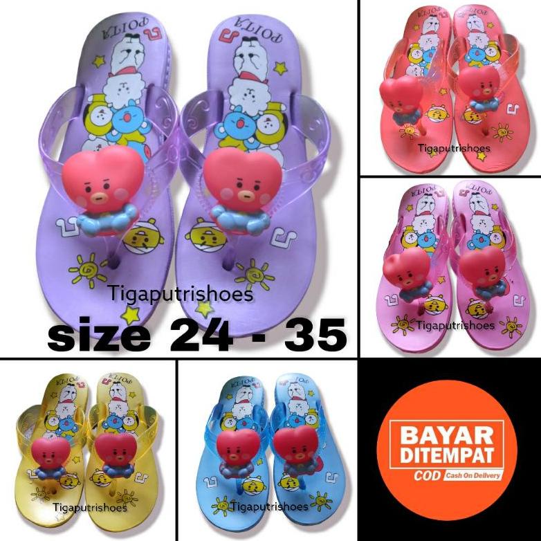 Jual Sandal Anak Bt21(Boneka Cit) | Shopee Indonesia