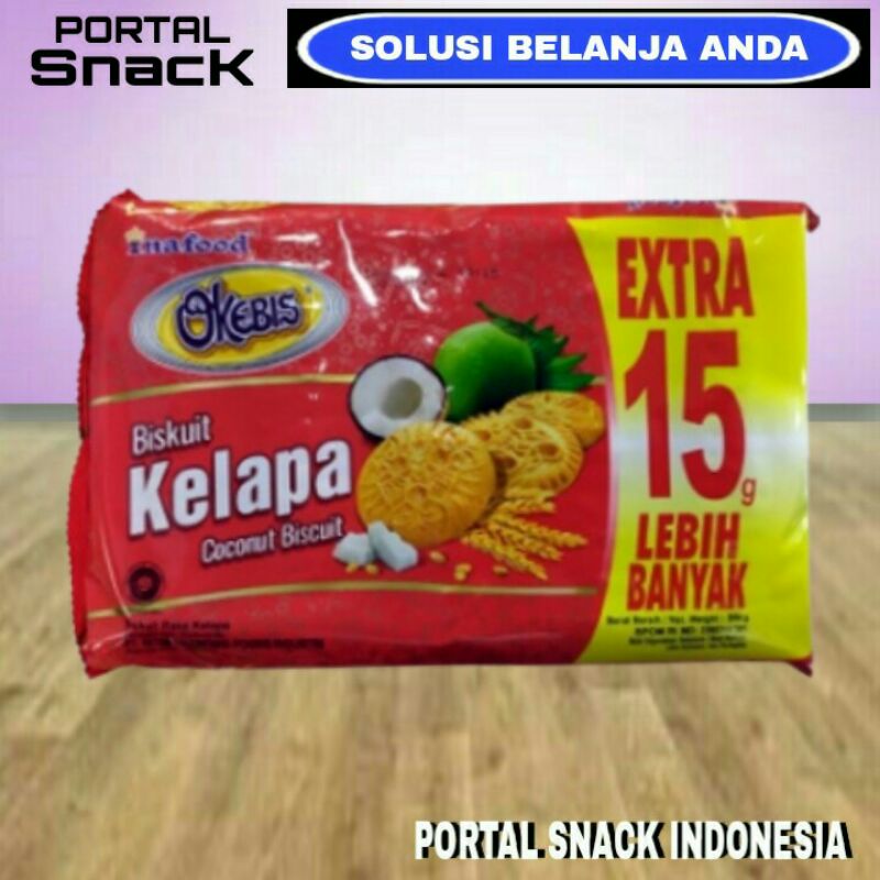 Jual OKEBIS inafood biskuit kelapa 300gr | Shopee Indonesia