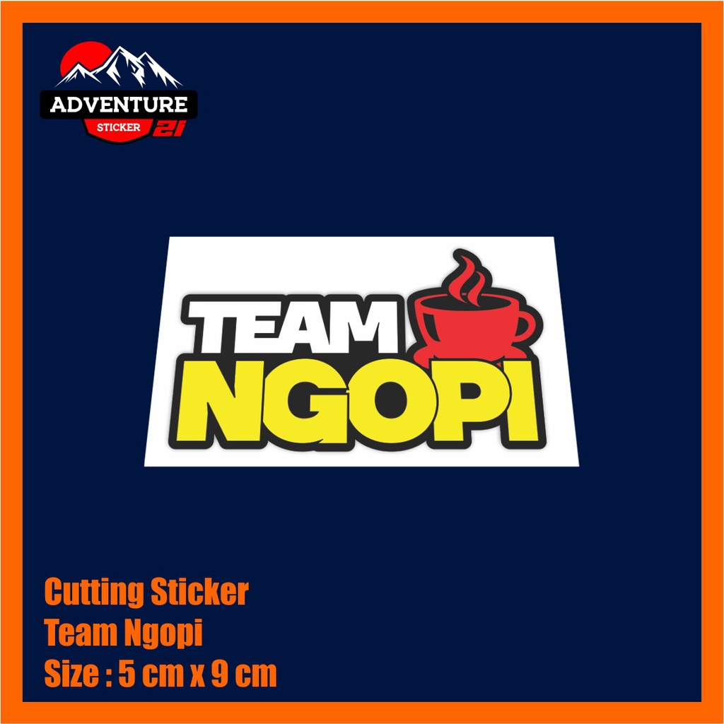 Jual Stiker Cutting Team Ngopi | Shopee Indonesia