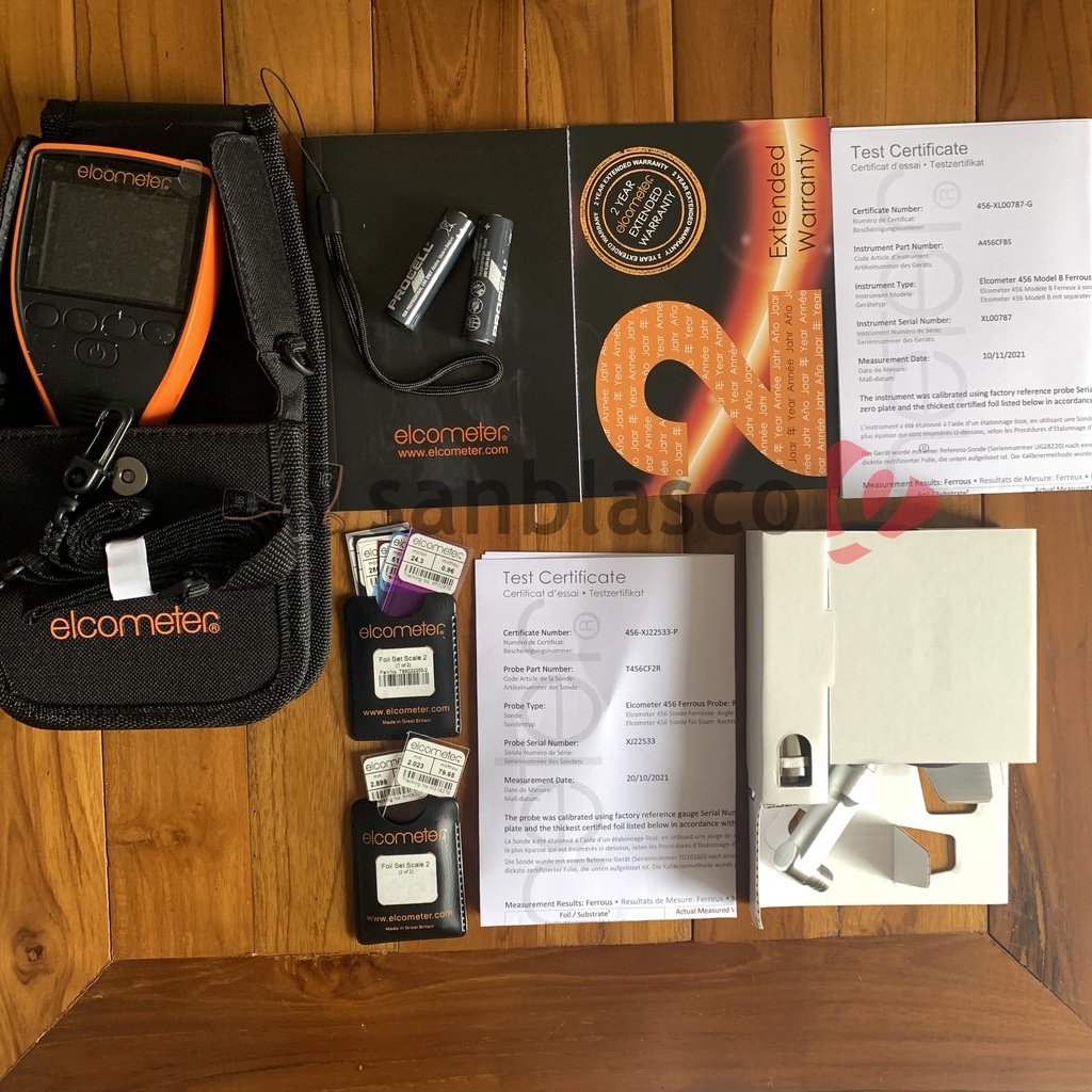 Jual Elcometer 456 Model B Separate DFT Gauge Probe Ferrous coating thickness | Shopee Indonesia