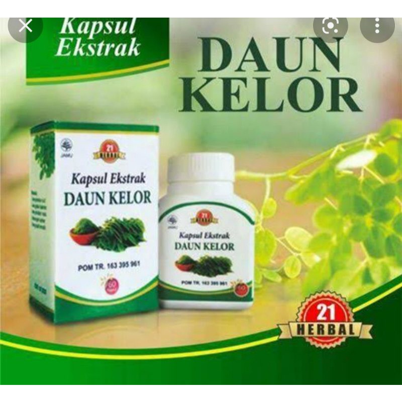 Jual KAPSUL K-LOR /MORINGA/Kapsul Kelor multivitamin | Shopee Indonesia