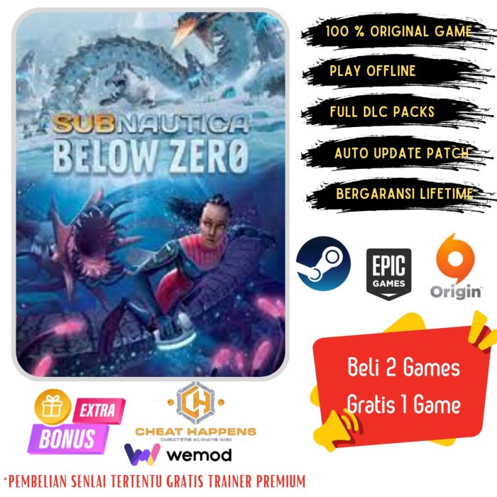 Jual Subnautica Below Zero - Game PC Original Offline Only - DVD-DL ...