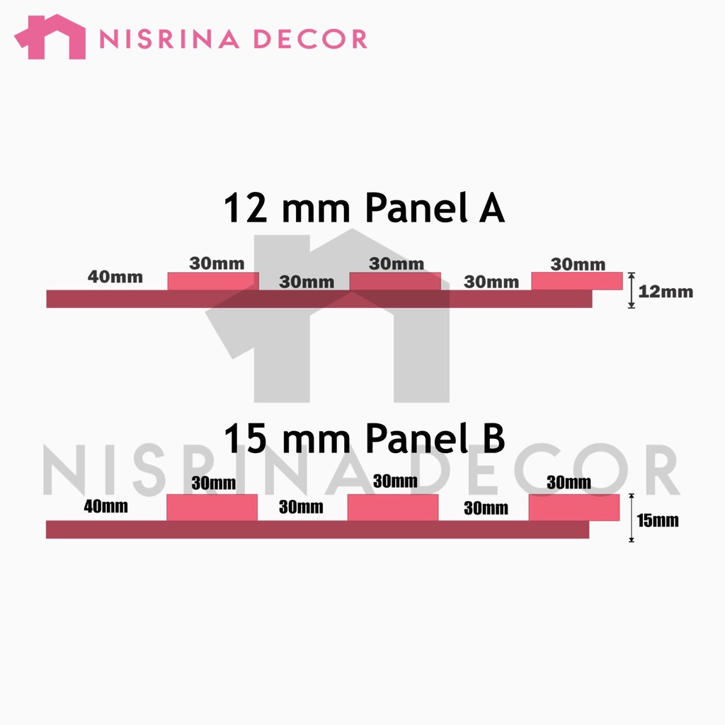 Jual DIY FLUTED WALL - WALL PANEL - LIST DINDING - DEKORASI - WALL ...