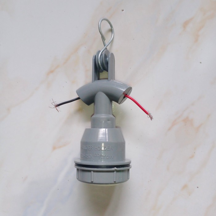 Jual Fitting Gantung E27 WD PVC / Fitting Lampu Jalan / Fitting E27 ...