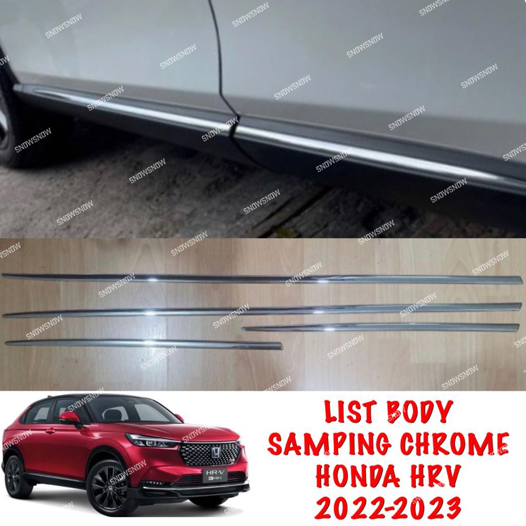 Jual List Body Samping Mobil Honda HRV 2022 2023 2024 Chrome | Shopee ...