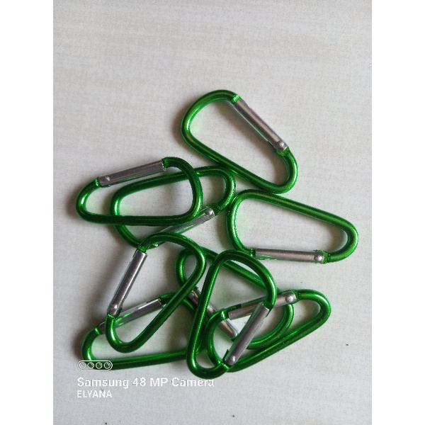 Jual carabiner gantungan kunci alumunium / gantungan serbaguna/ kaitan ...