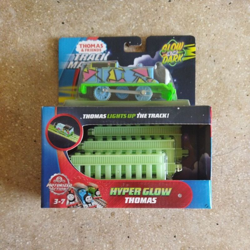 Jual Thomas and Friends Track master glow in the dark hyper glow nia ...