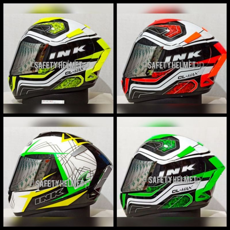 Jual Helm full face INK CL-MAX New series paket ganteng berat 2kg ...