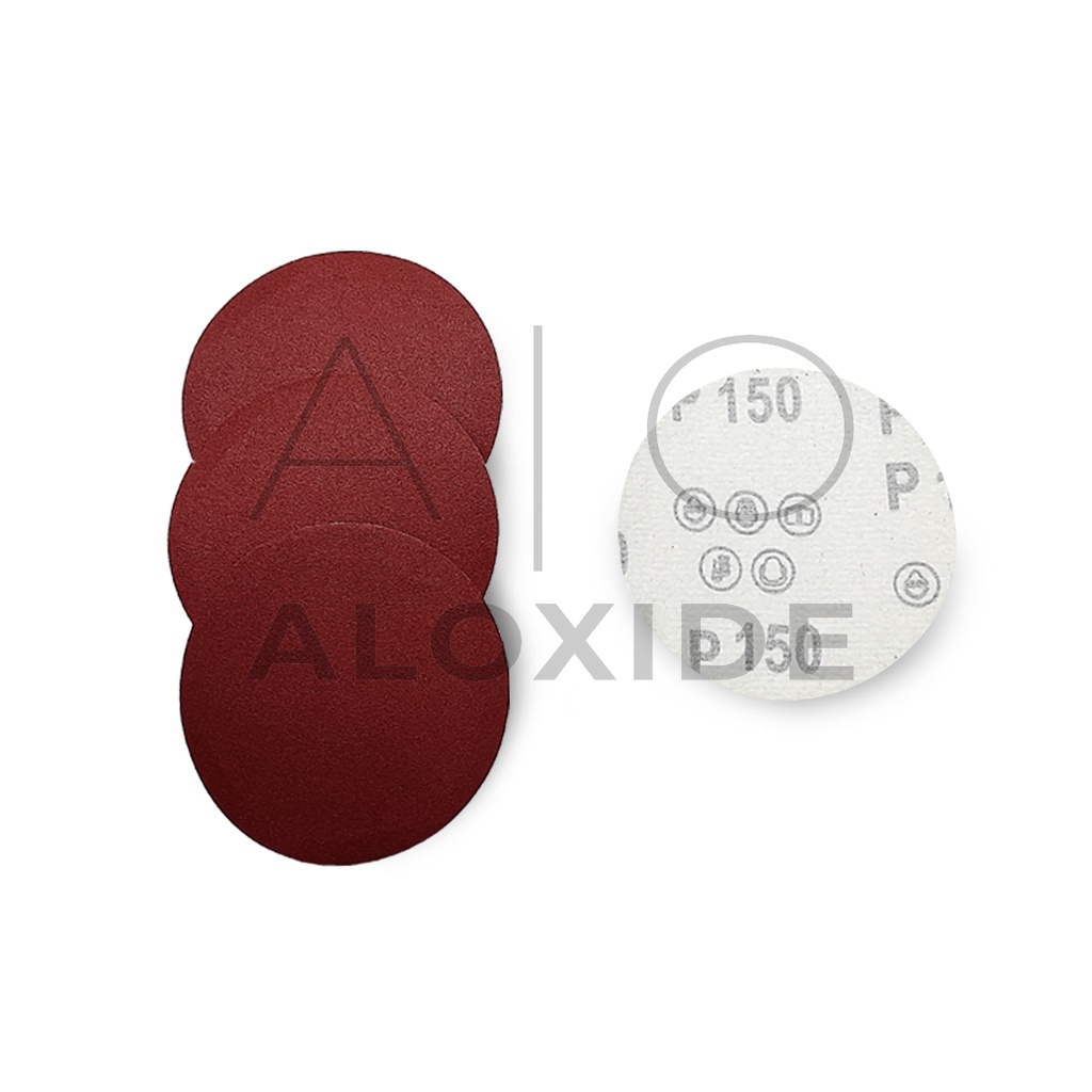 Jual Amplas Bulat 4" Velcro Tempel 4 In 100 mm Tanpa Lubang Sanding ...