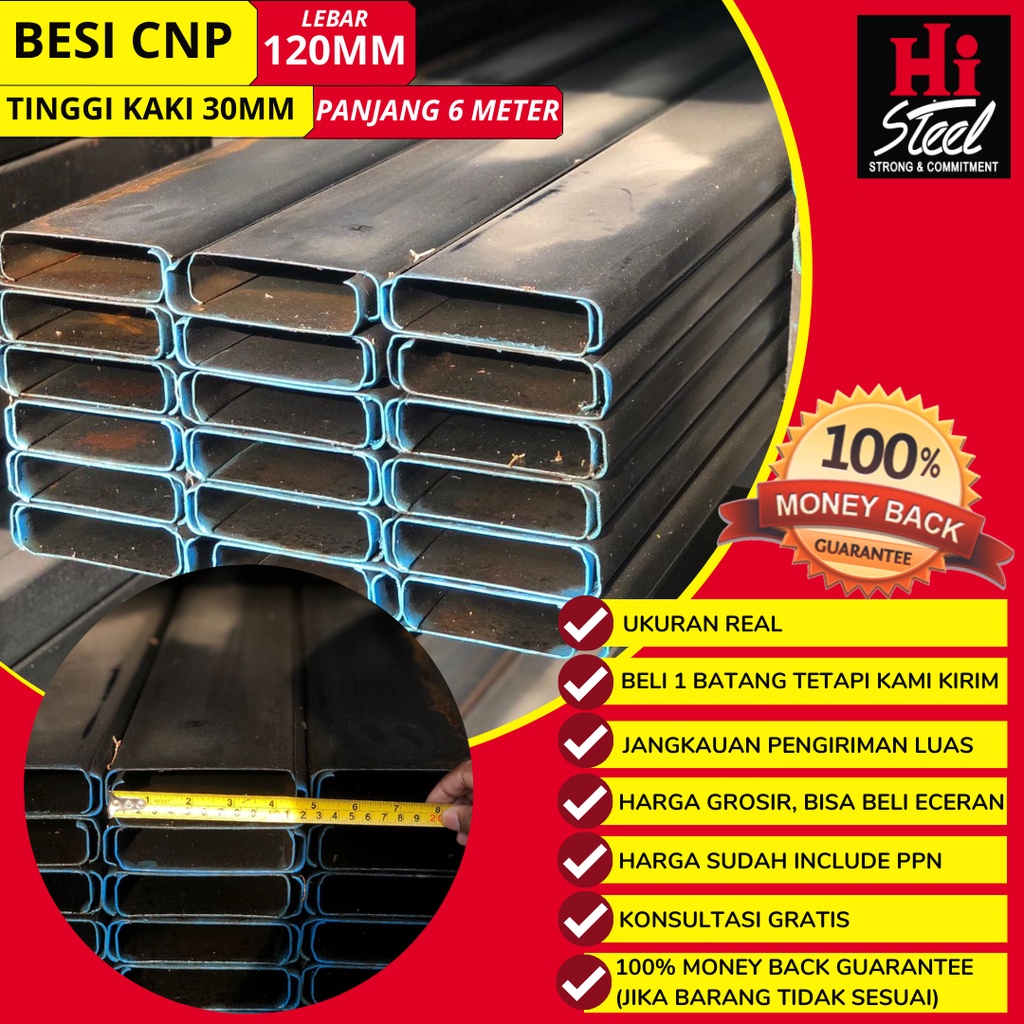 Jual Besi CNP 125 X 35 X 1.40mm | Shopee Indonesia