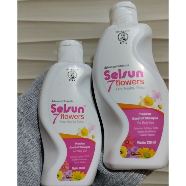 Jual Selsun 7 Flowers Premium Dandruff Shampoo 60ml 120ml | Shopee ...