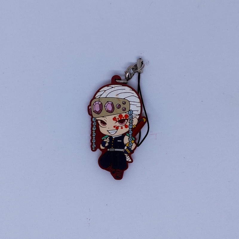 Jual original rubber keychain uzui tengen kimetsu no yaiba demon slayer ...