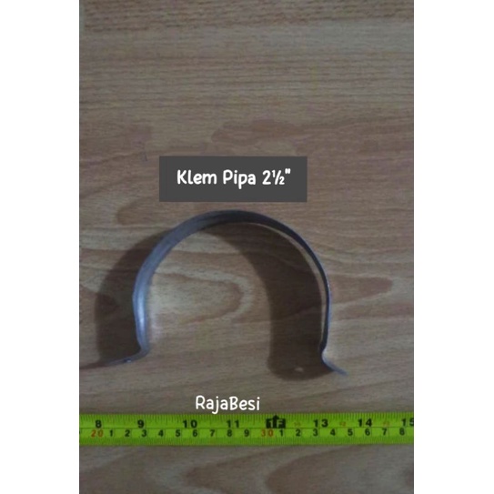 Jual Klem Pipa Seng Galvanis Klam Klem Plat 2 1/2 inch 2½" (10 BIJI ...
