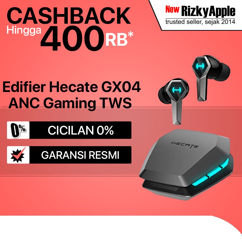 Jual Edifier Hecate GX04 ANC Gaming TWS Earbuds Earphone Bluetooth Wireless | Shopee Indonesia