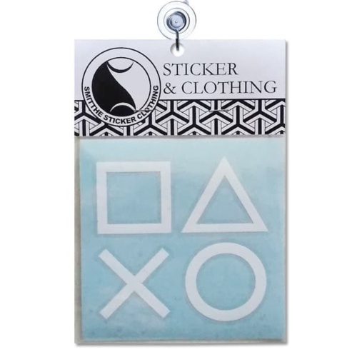 Jual Stiker Playstation Tombol Games PS Logo Cutting Sticker Putih 8cm ...